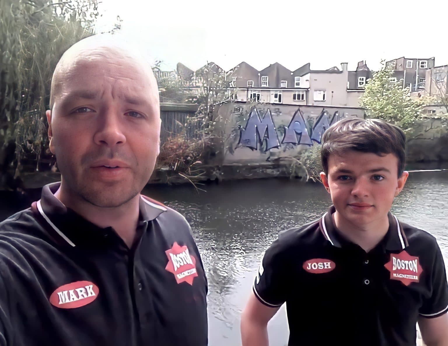 Youtubers - Magnet fishing with a Magnetar fishing magnet