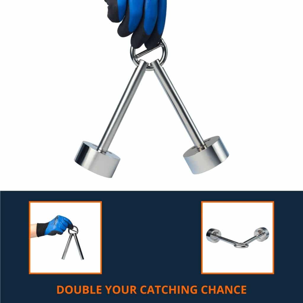 Double Impact package - Magnet fishing with a Magnetar fishing magnet