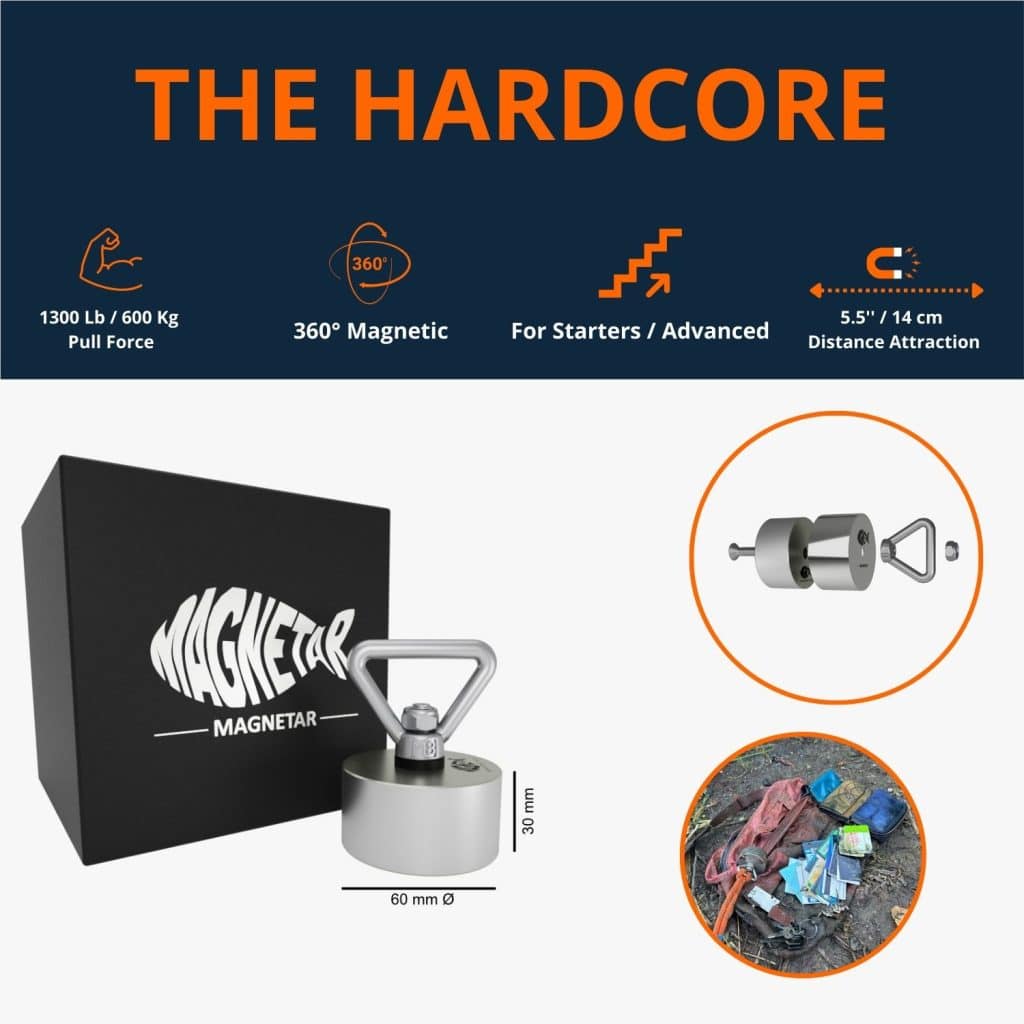Hardcore Magnet® - 1300 lb/600 kg - Allround 360°